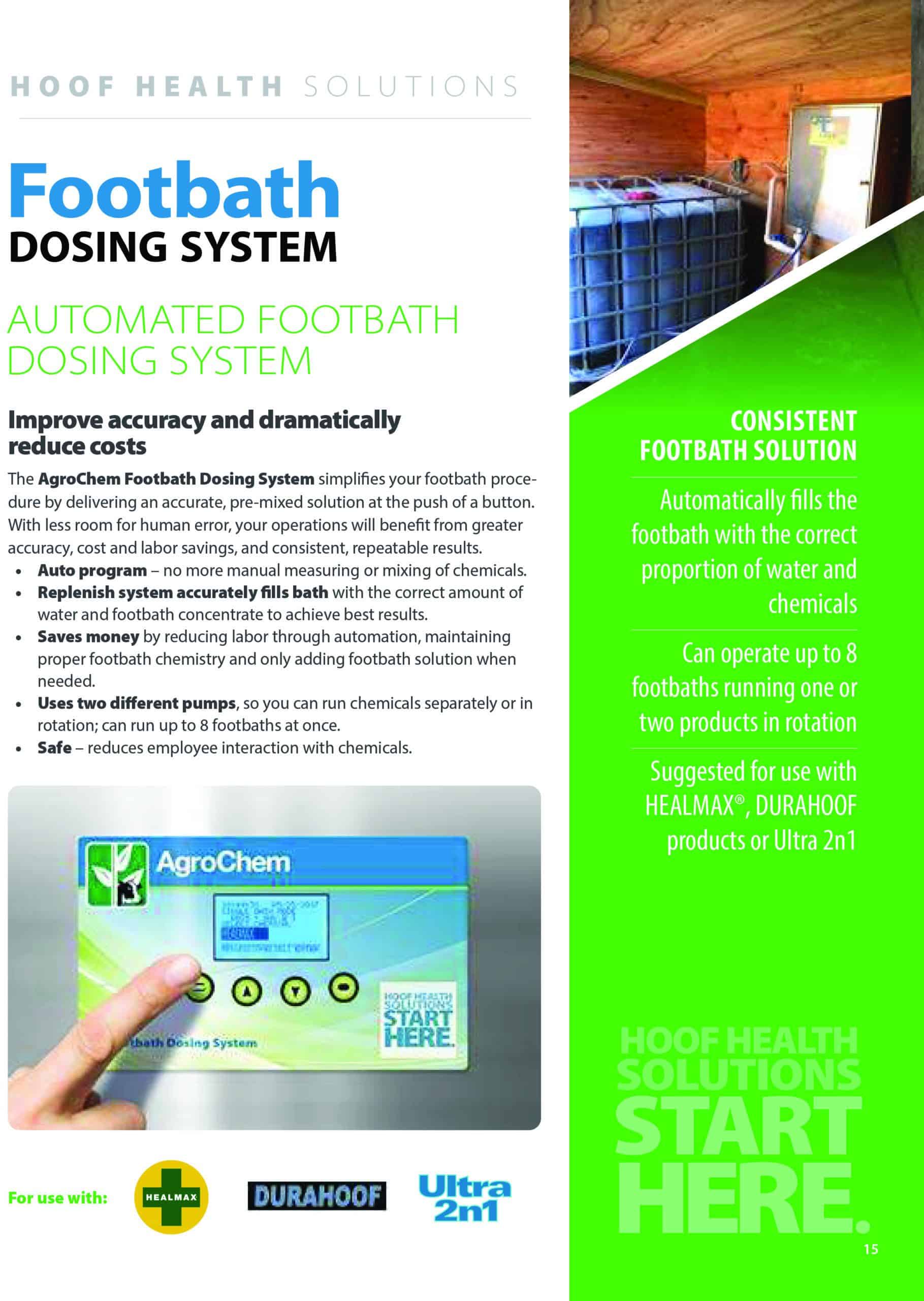 Footbath Dosing System - AgroChem USA